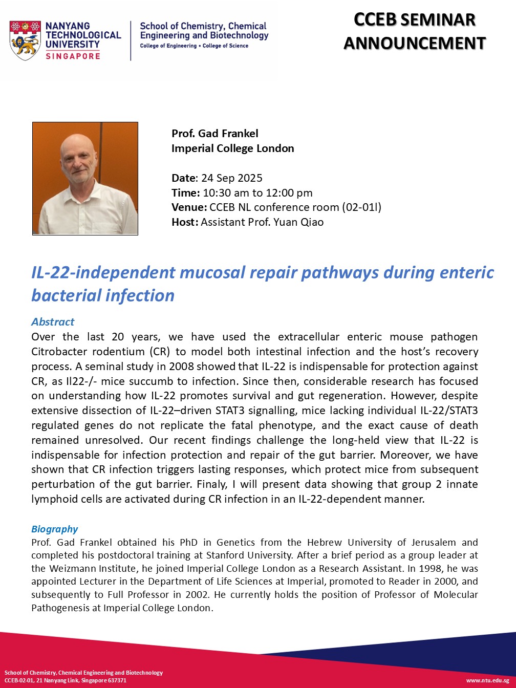 IL-22-independent mucosal repair pathways during enteric bacterial ...