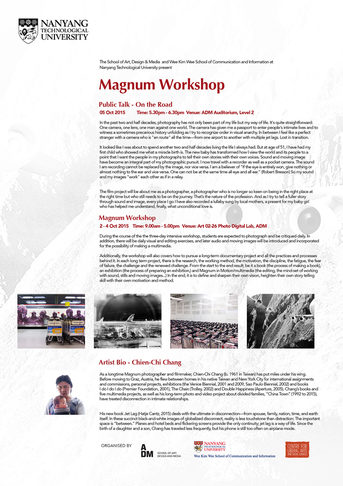 Magnum Multimedia Workshop | School of Art, Design and Media | NTU ...
