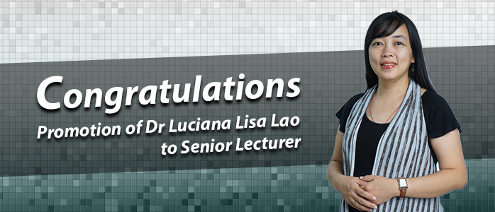 Promotion of Dr Luciana Lisa Lao to Senior Lecturer | School of Materials Science and ...