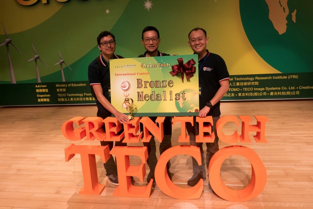 NTU Researchers won 3rd place in TECO Green Tech International Contest ...