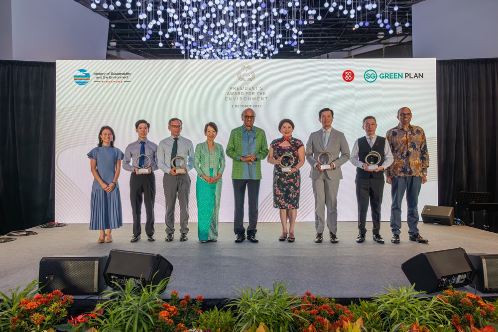 NTU conferred President’s Award for the Environment 2025 | NTU Singapore