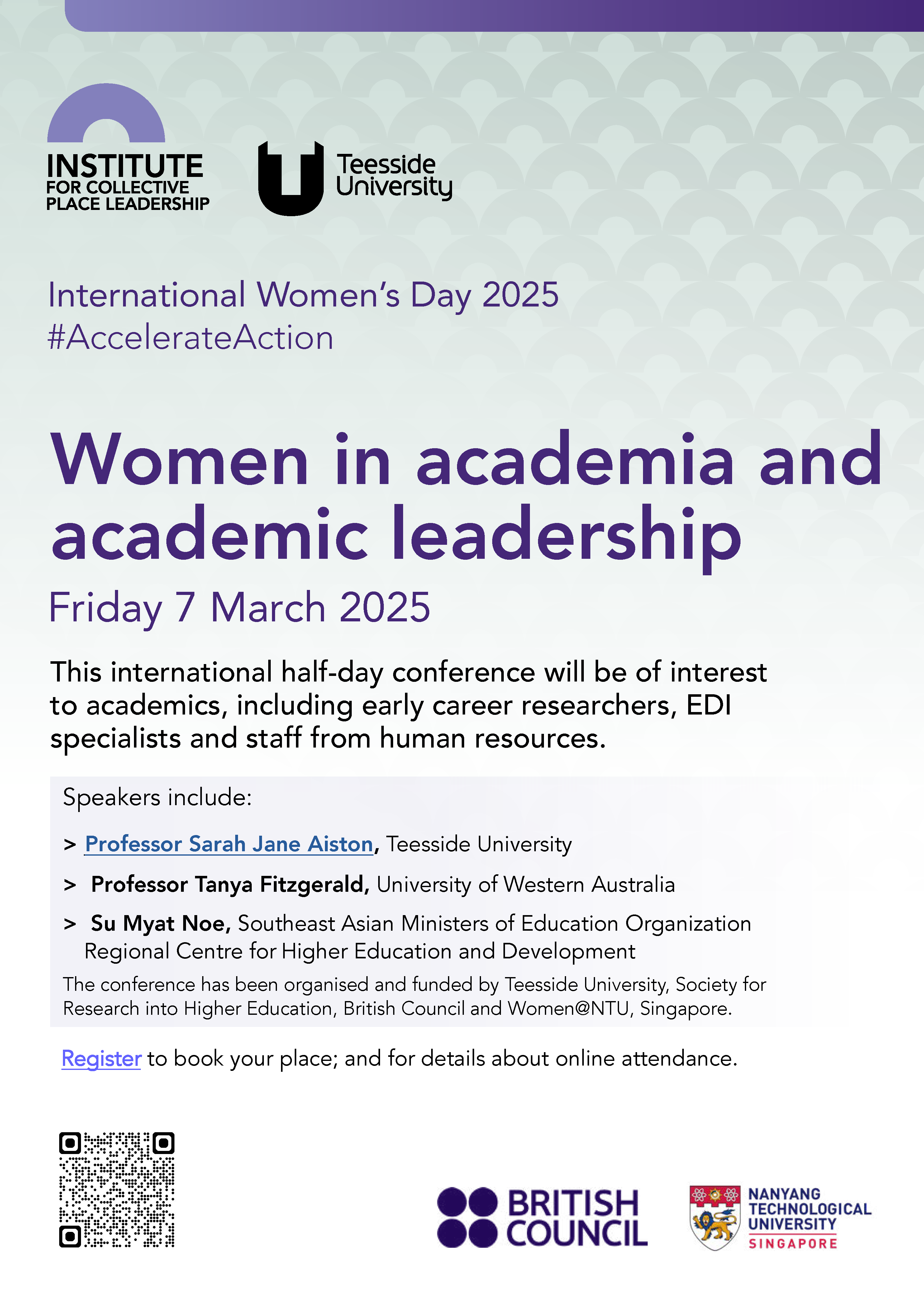 IWD 2025 #AccelerateAction | NTU Singapore