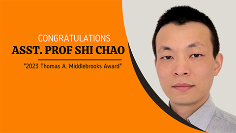 Congratulations to Assistant Professor Shi Chao on the award of MOE ...