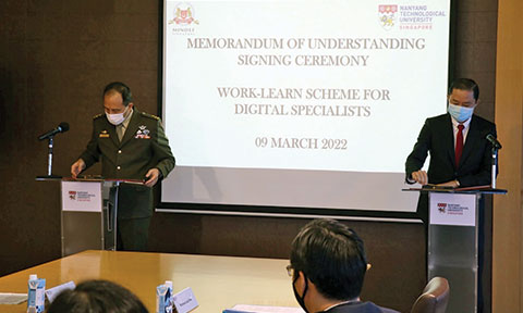 Mindef, NTU launch digital defence work-study programme for full-time ...