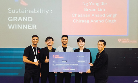 Grand Prize Winners – Hack Singapore 2023 | College of Computing and Data Science | NTU Singapore