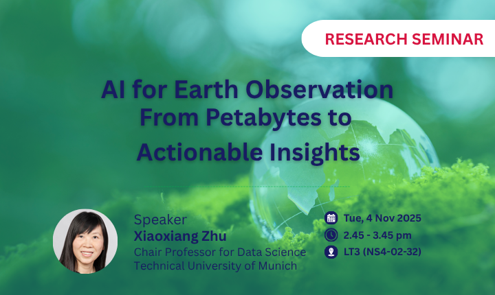 AI for Earth Observation: From Petabytes to Actionable Insights by Prof ...