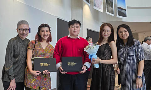 NTU Talent Scholarship Awardees from SoH: Daryl Cheong and Charis Liang ...