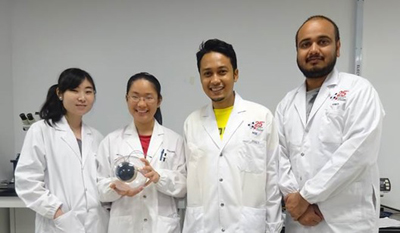 MSE Undergraduates flying NTU's flag high in the 2017 Soft Robotics ...