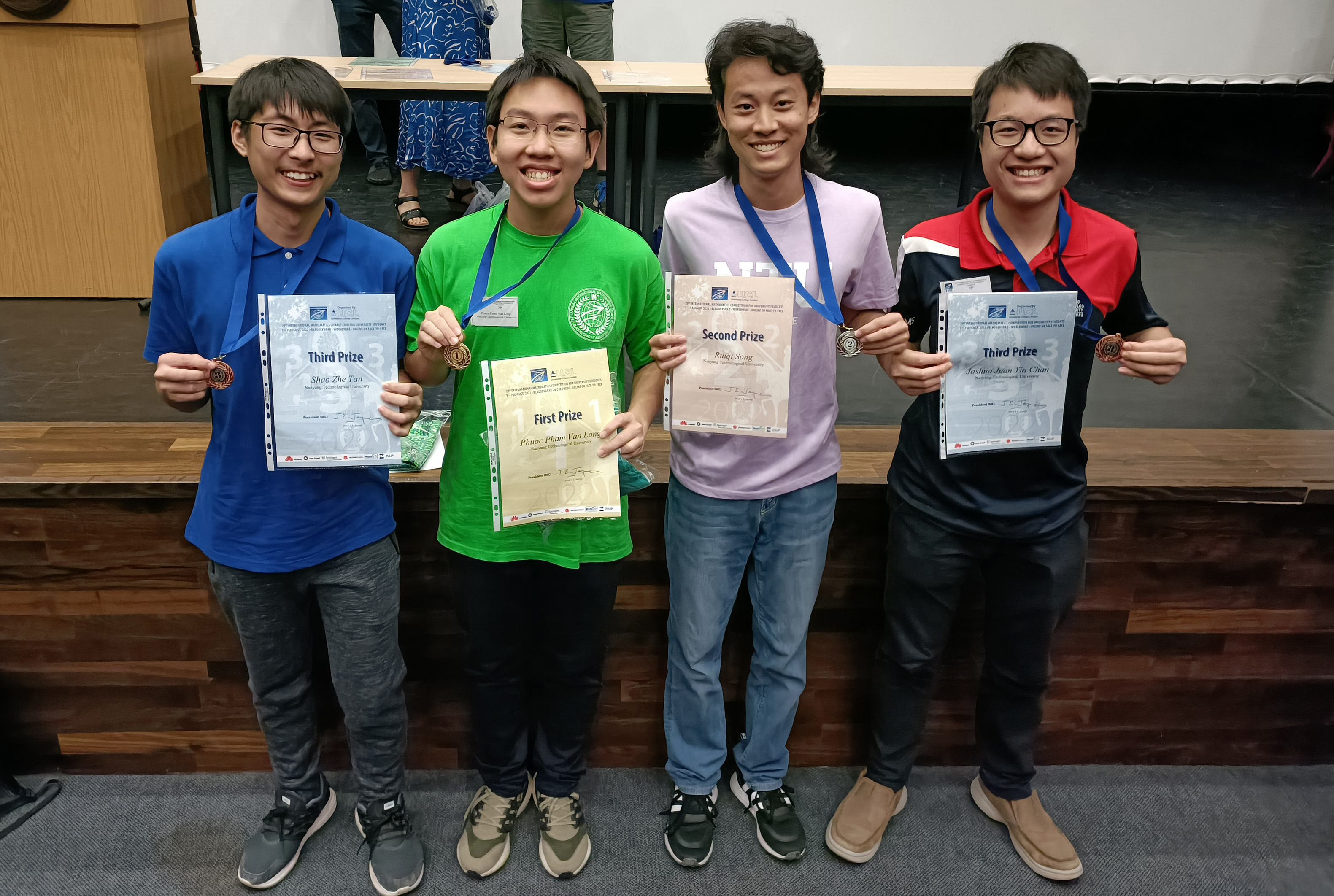 Congratulations to the winners of the 29th International Mathematics ...
