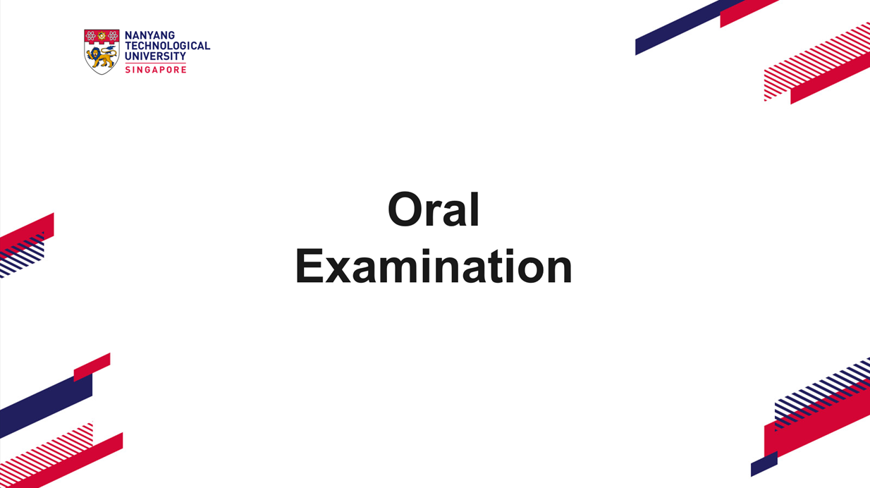 Economics Student Liu Jingting's Oral Examination | School of Social ...