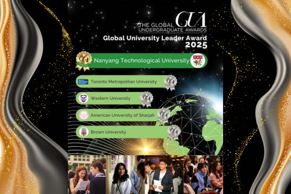 NTU and SSS Shine at the Global Undergraduate Awards 2025 | School of ...