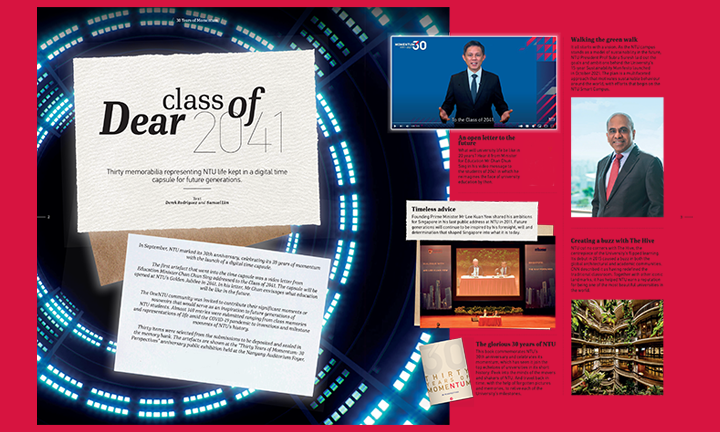 30 memorabilia of NTU life kept in digital time capsule | Alumni | NTU ...