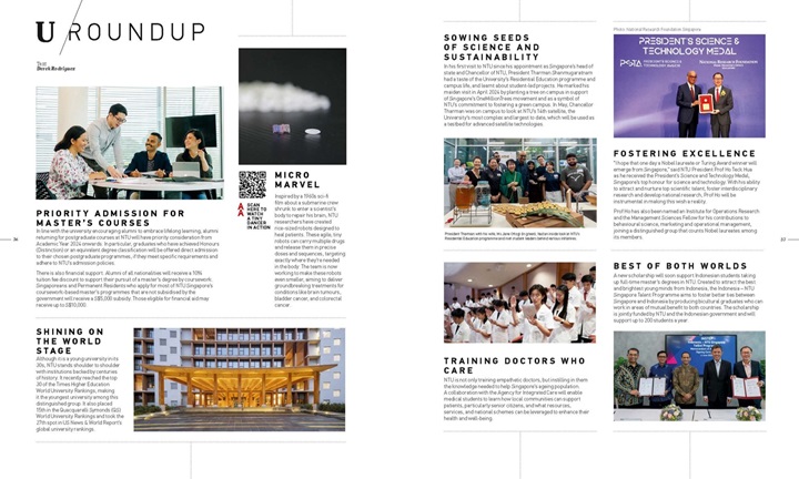 U Roundup | Alumni | NTU Singapore