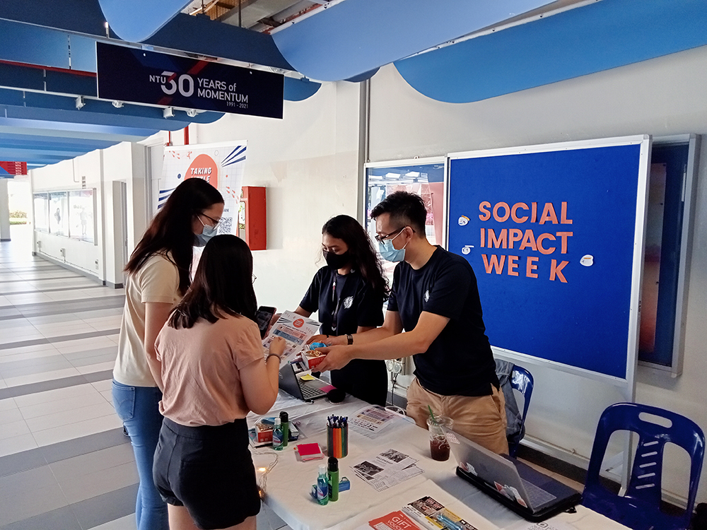 NTU Service Week | Giving | NTU Singapore