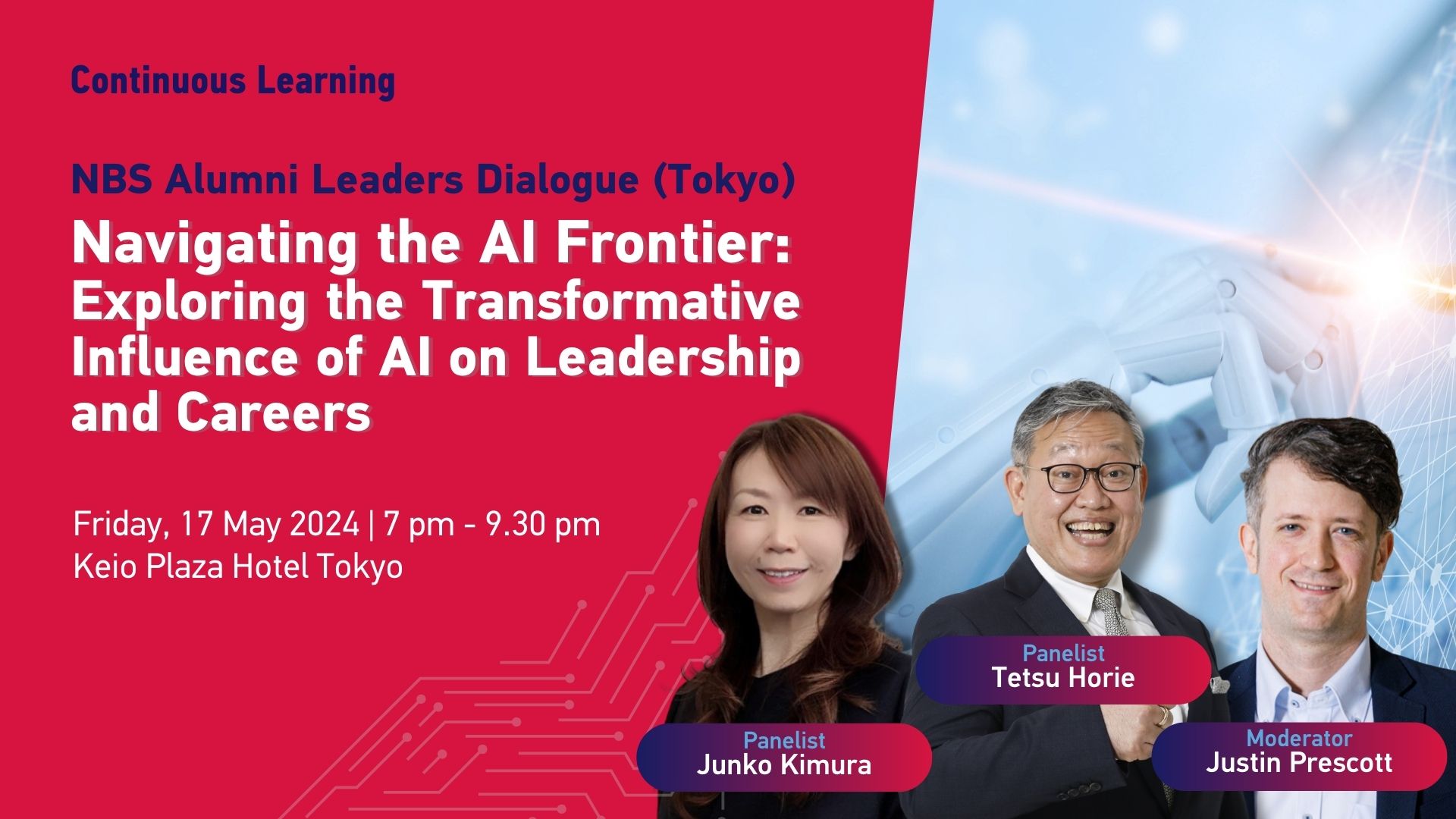 NBS Alumni Leaders Dialogue (Tokyo)-Navigating the AI Frontier ...