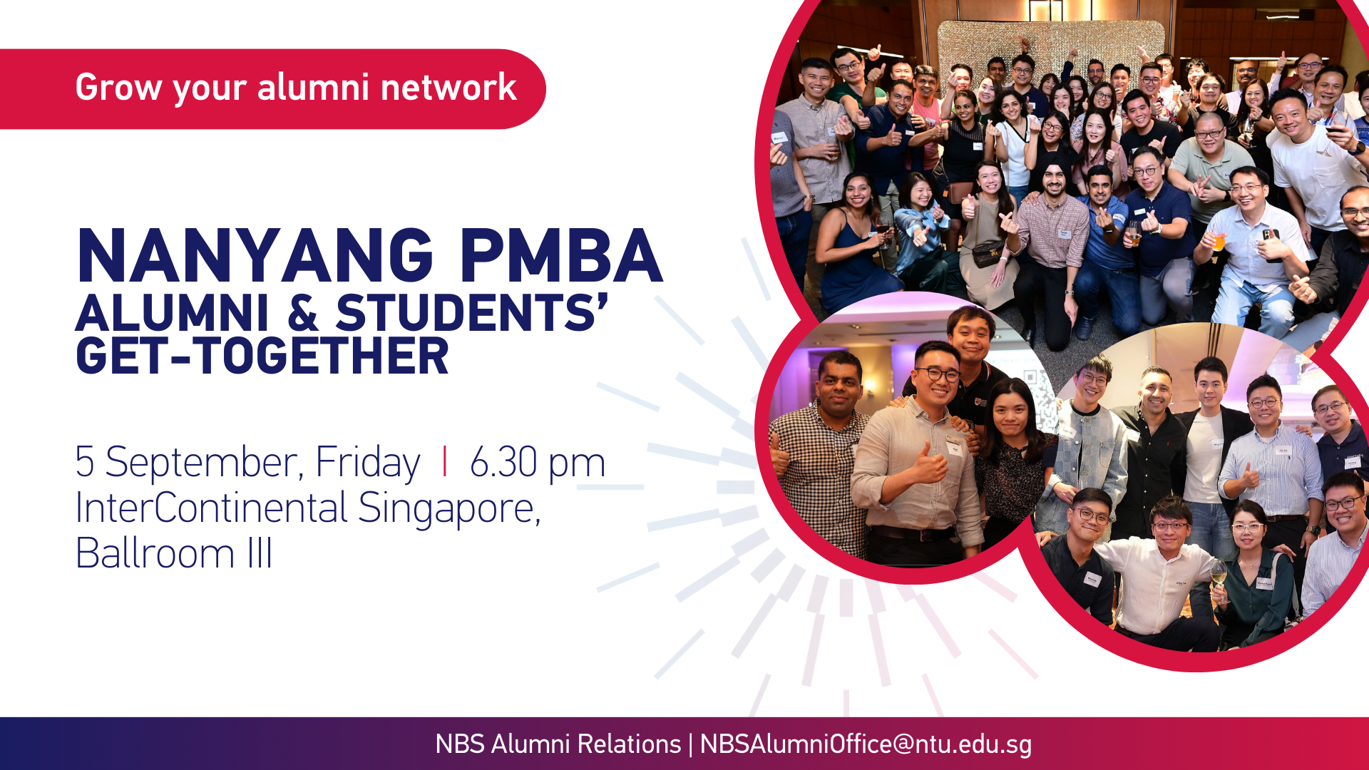 Nanyang PMBA Alumni & Students' Get-together | Nanyang Business School | NTU Singapore