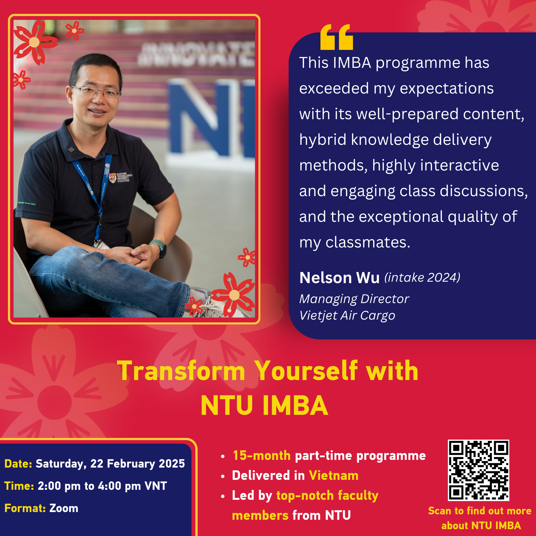 International MBA Online Information Session | Nanyang Business School | NTU Singapore