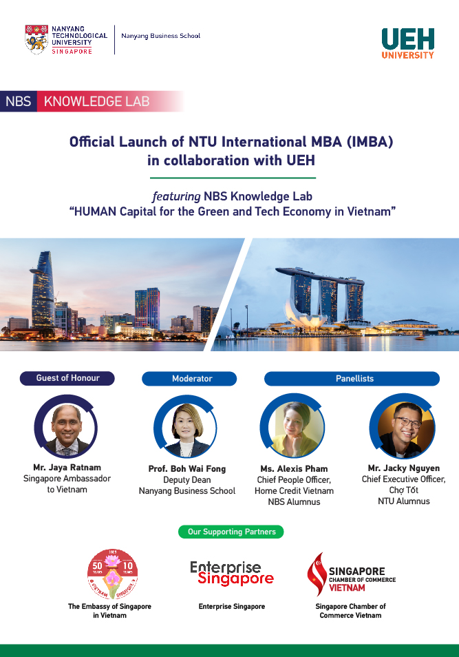 Official Launch of NTU International MBA in collaboration with UEH ...