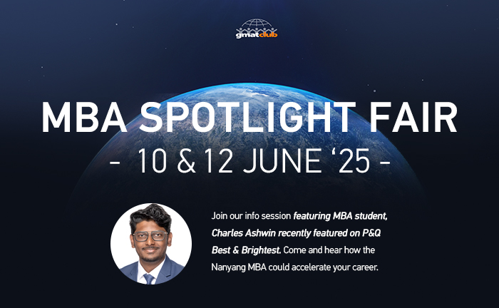 Nanyang MBA @MBA Spotlight Fair 2025 [Virtual] | Nanyang Business School | NTU Singapore