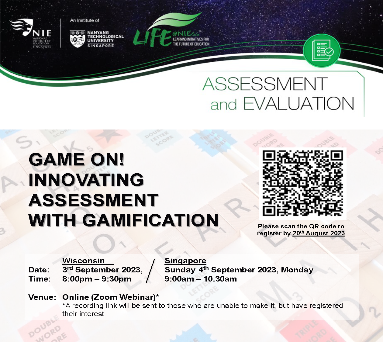 Webinar: Game On! Innovating Assessment with Gamification | National ...