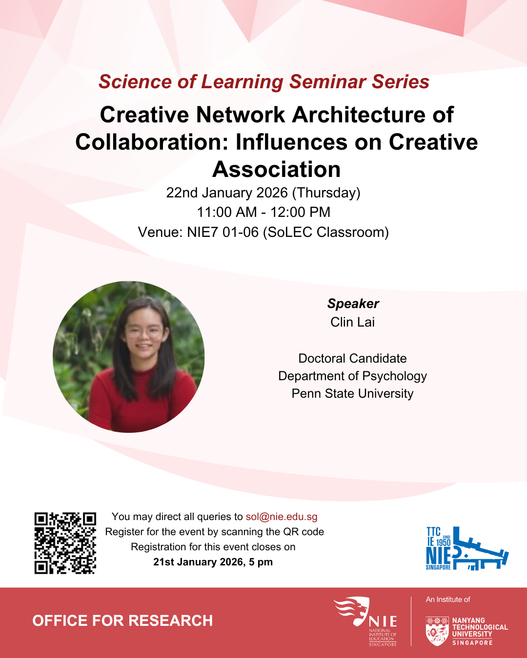 SoLE Seminar: Creative Network Architecture of Collaboration ...