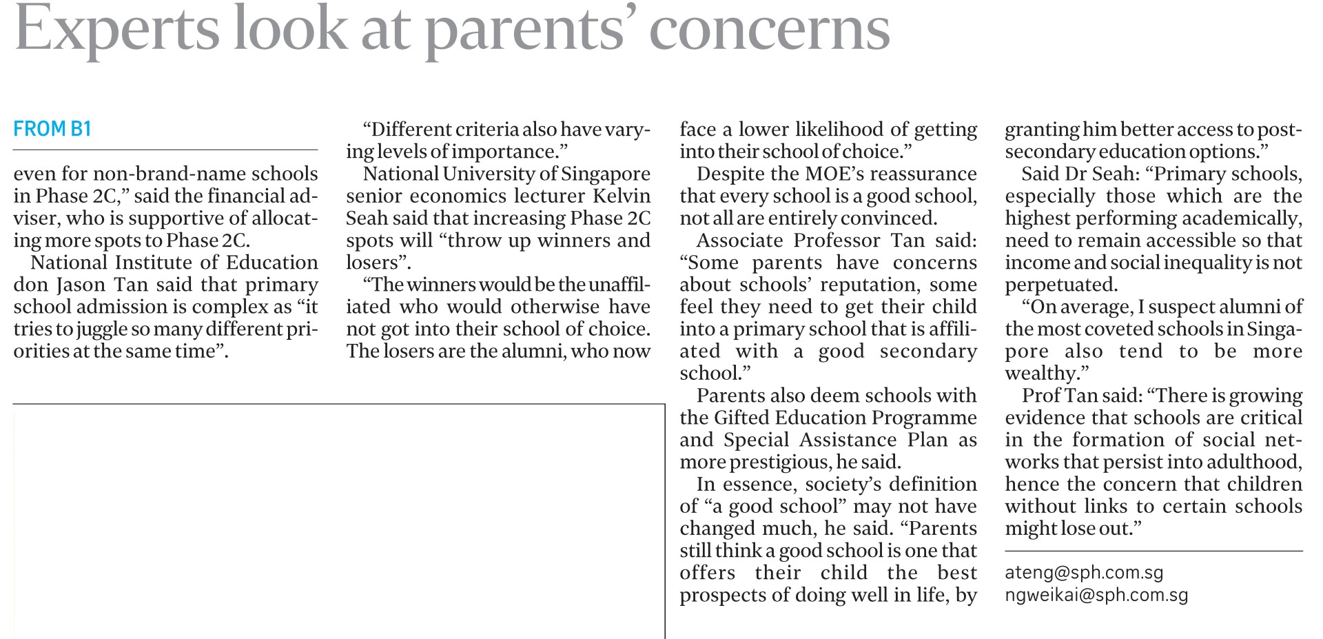 Mixed reactions to possible P1 intake increase under Phase 2C / Experts ...