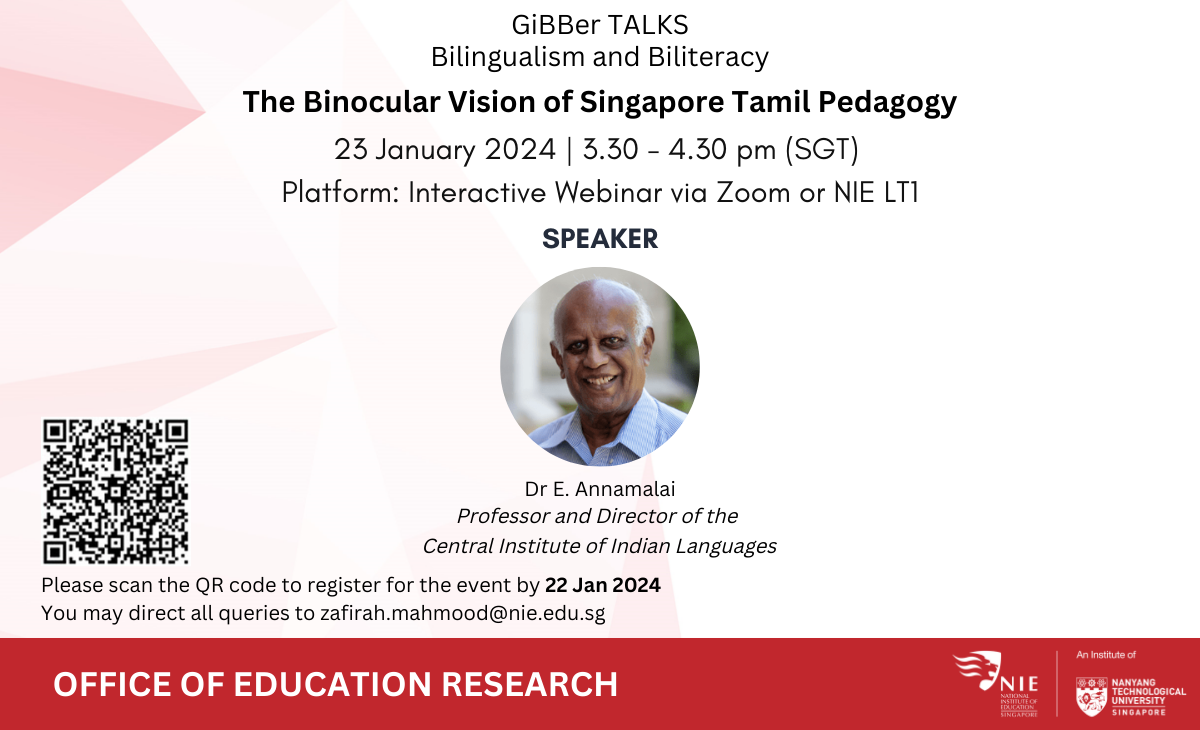 GiBBer TALKS - The Binocular Vision of Singapore Tamil Pedagogy ...