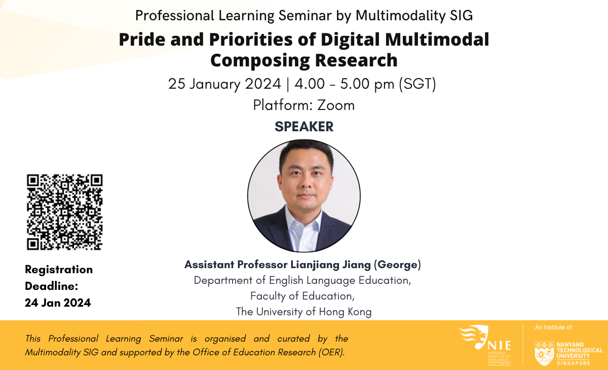 Professional Learning Seminar by Multimodality Special Interest Group ...