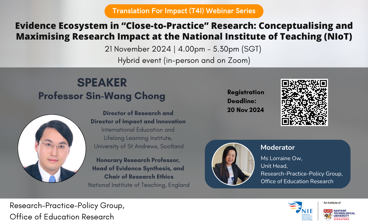 Evidence Ecosystem in “Close-to-Practice” Research: Conceptualising and ...