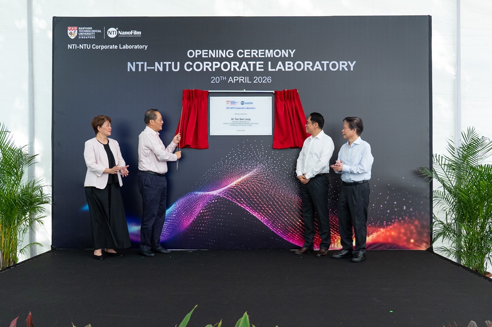 Advancing next-gen nanotech solutions at the NTI-NTU Corporate ...